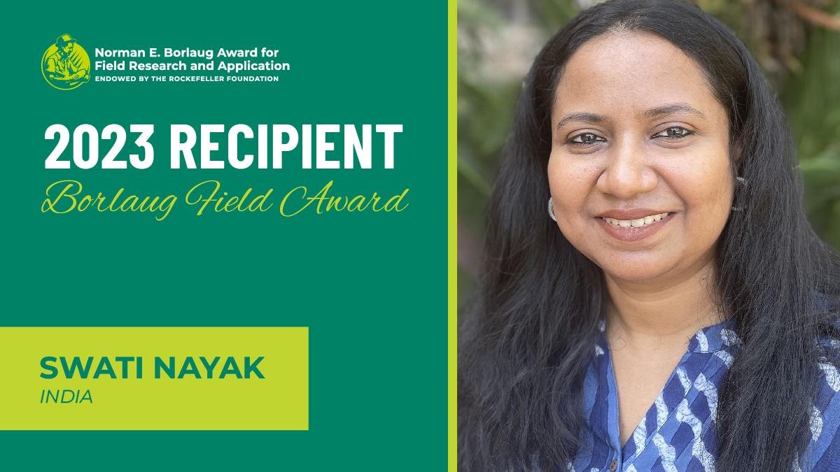 Indian scientist Swati Nayak named World Food Prize's Norman E Borlaug ...
